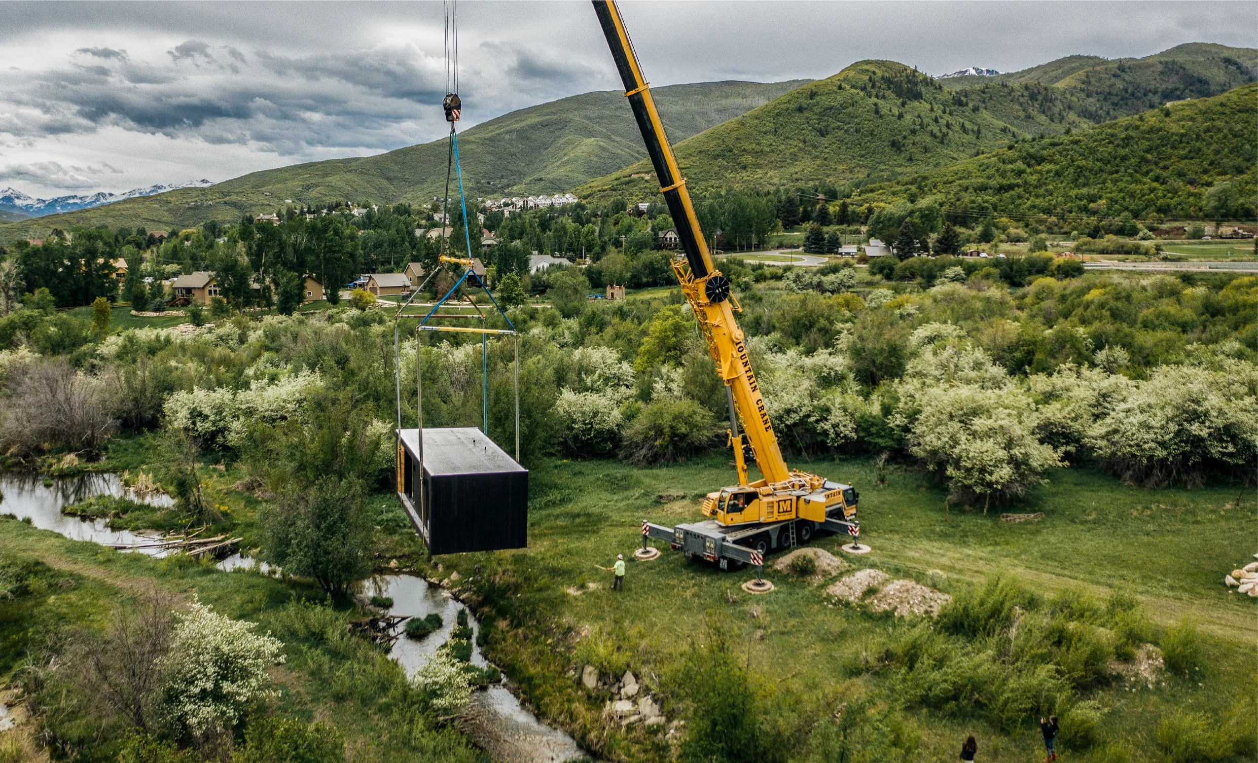A Home In A Day | Mountain Crane Service